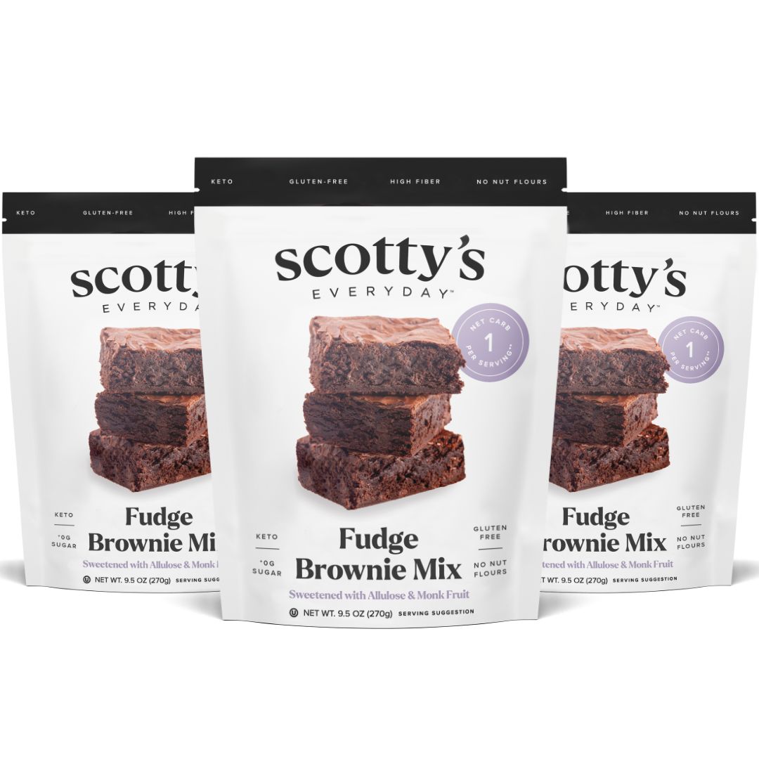 Scotty's Everyday Keto Brownie Baking Mix (1 Net Carbs), Gluten Free ...
